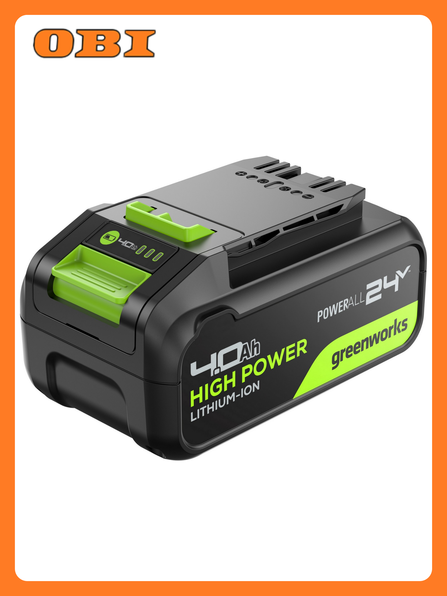 Батарея аккумуляторная GREENWORKS High Power G24HP4 2958907 24В 4Ач