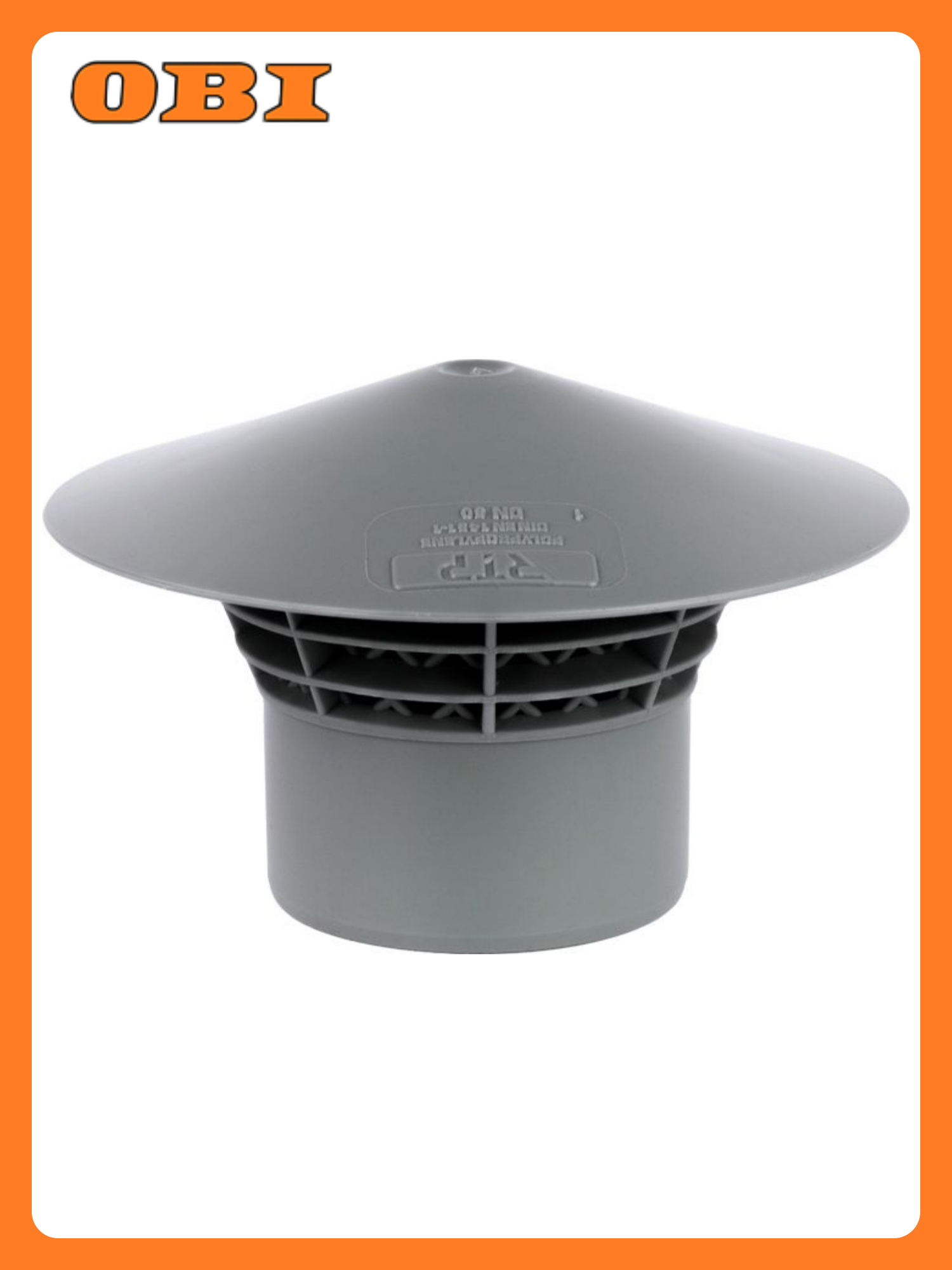 Зонт вентиляционный ВК ПП 50, NEW, серый, RTP