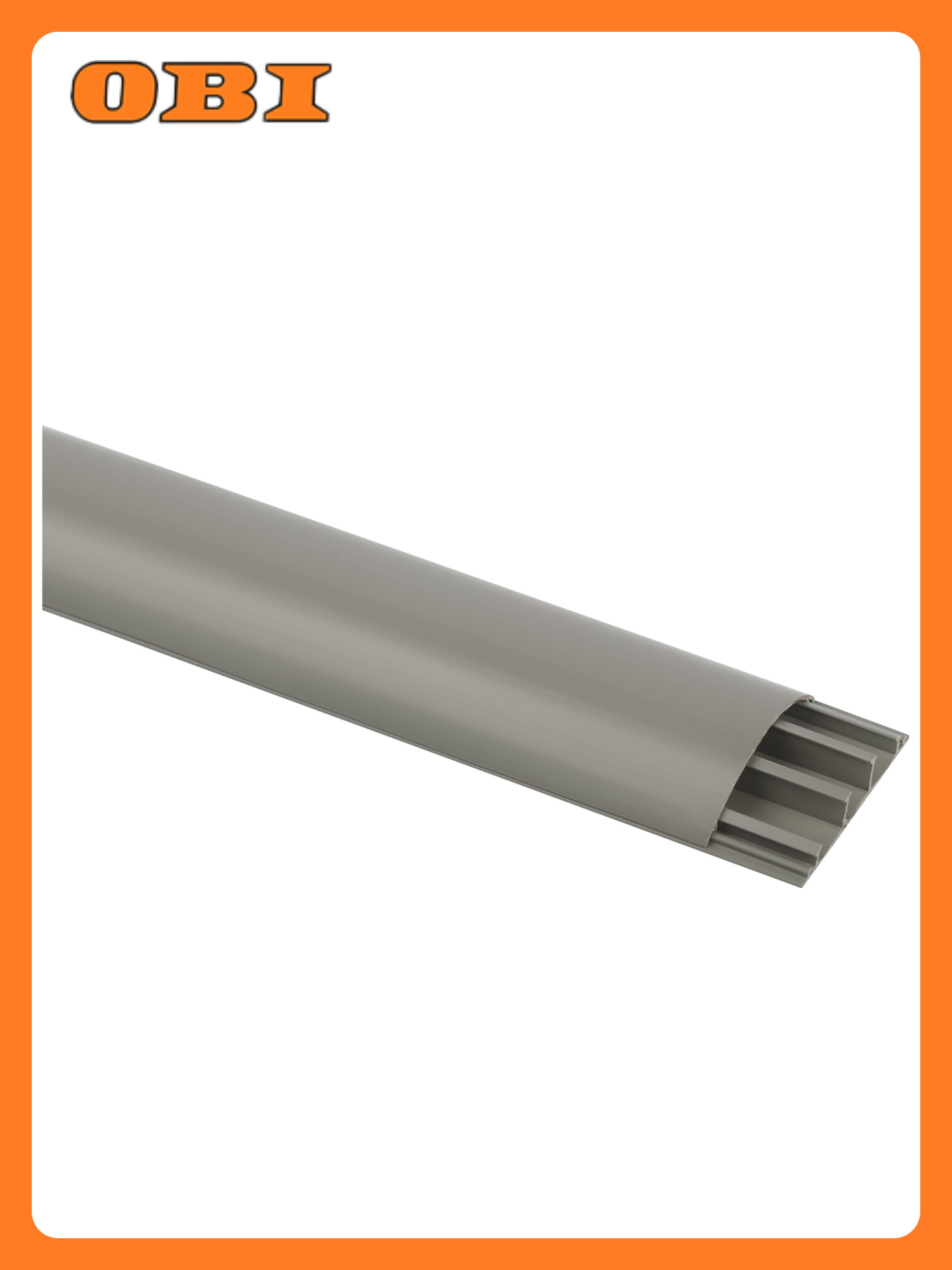 Кабель канал ЭРА напольный 70x16 мм серый