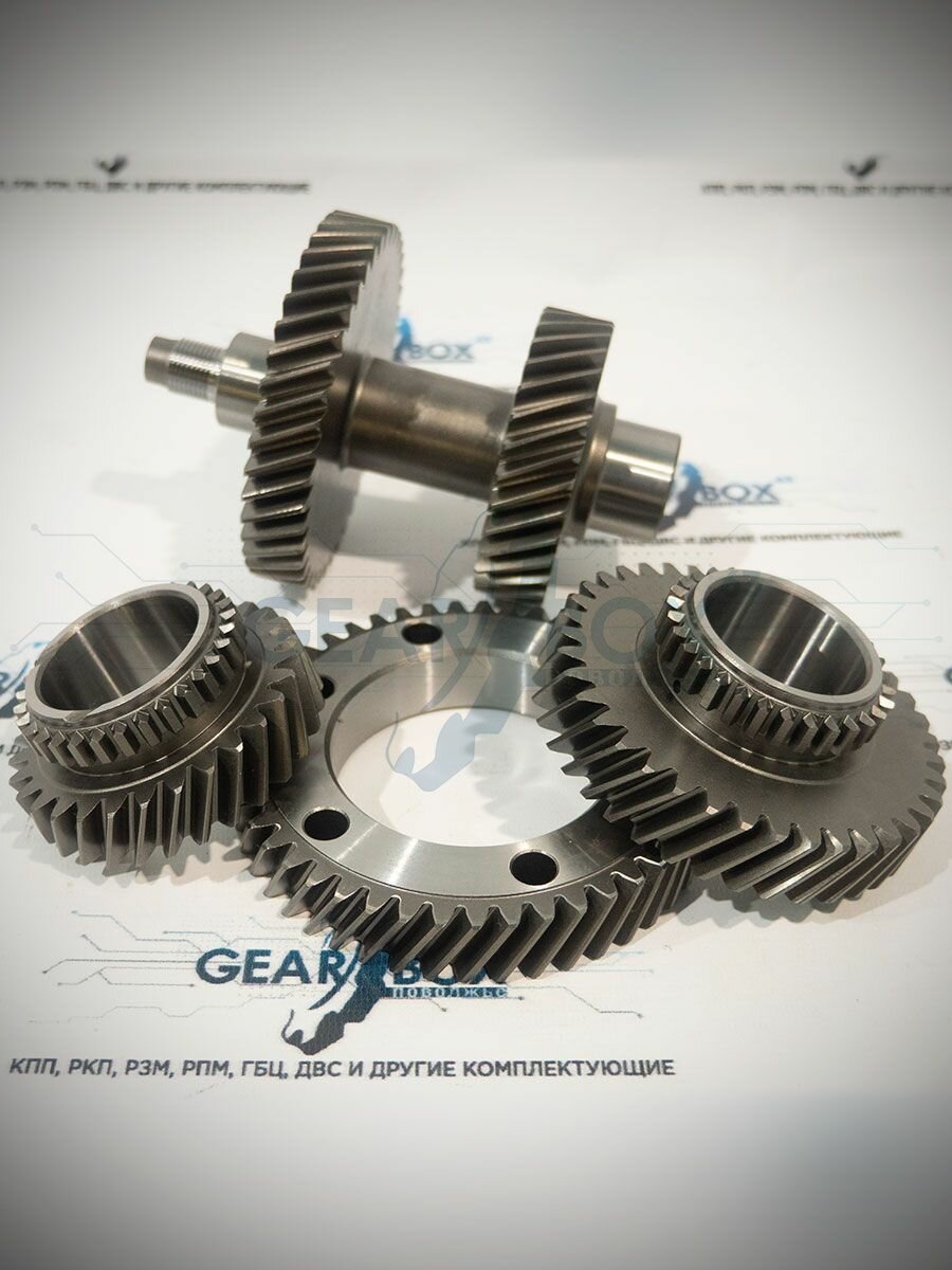 Комплект шестерней РКП (раздатки) на 47 зубьев (тихий ряд) для ВАЗ 21214 Нива и 2123 Шевроле