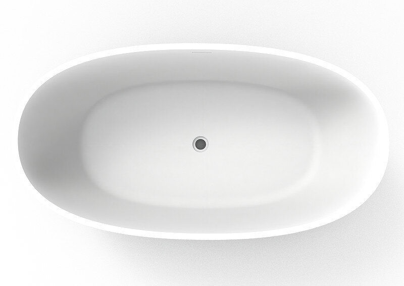 Ванна из искусственного камня Timo Lempi 180x79 LEMPI1800 цвет Белый матовый