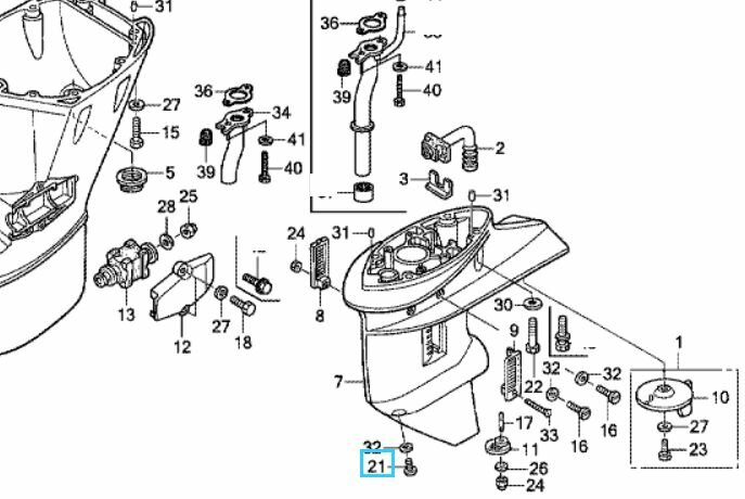 Болт, сливная пробка; Артикул Honda: 90120ZY3000
