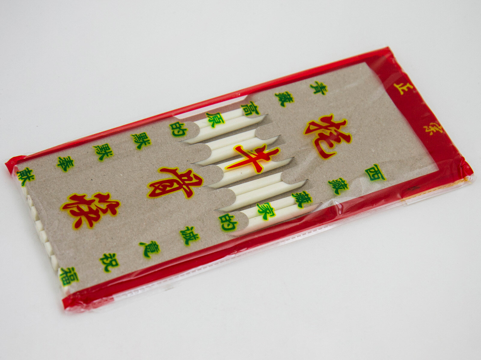 Многоразовые палочки для еды из кости яка (5 пар) – китайские, эргономичный дизайн, Тибетское производство