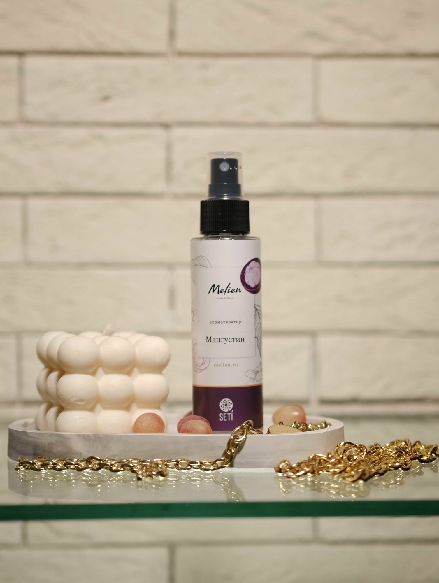 Ароматизатор спрей для дома и авто Melien "Мангустин" 100 мл.