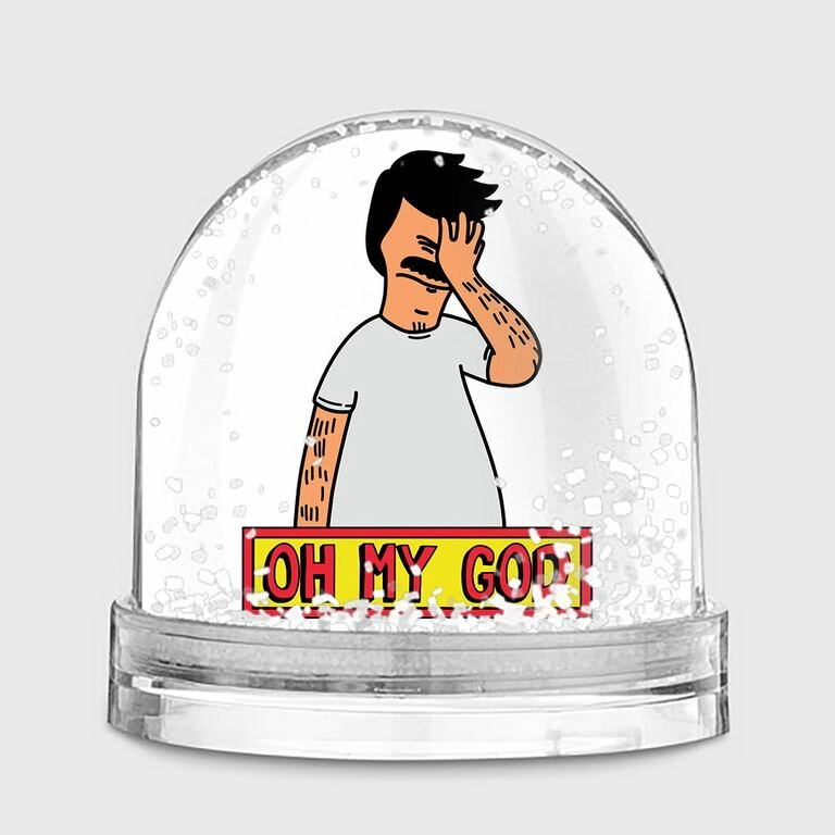 Водяной шар Bob"s Burgers, Закусочная Боба №1, Сердца-блёстки