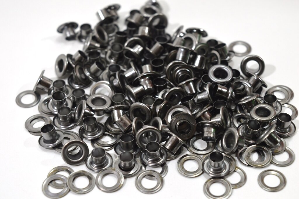 Люверсы №3 5мм сталь черный никель (уп 100 шт) Proknopka