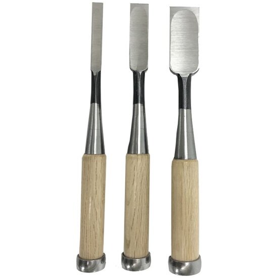 Комплект стамесок Gisuke (Гисукэ) 108073, длиной 9, 15, и 24 мм.