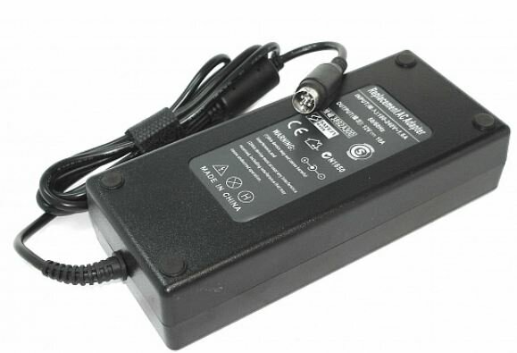 Блок питания для монитора LCD 4 pin (male), 12V, 10A, 120W без сетевого кабеля