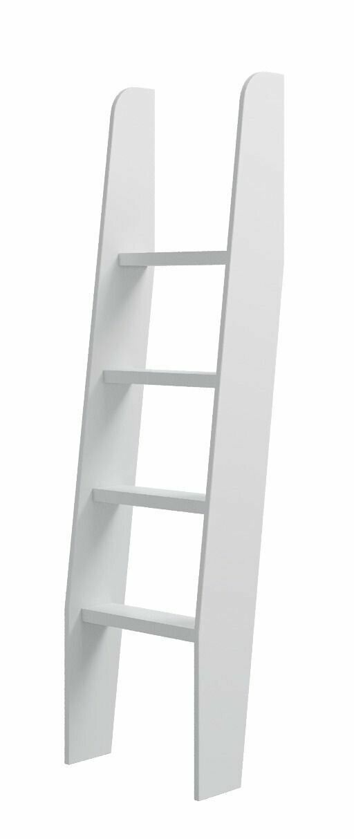 Лестница к двухъярусным кроватям "Офелия" и "Исландия", белая, с каркасом из МДФ