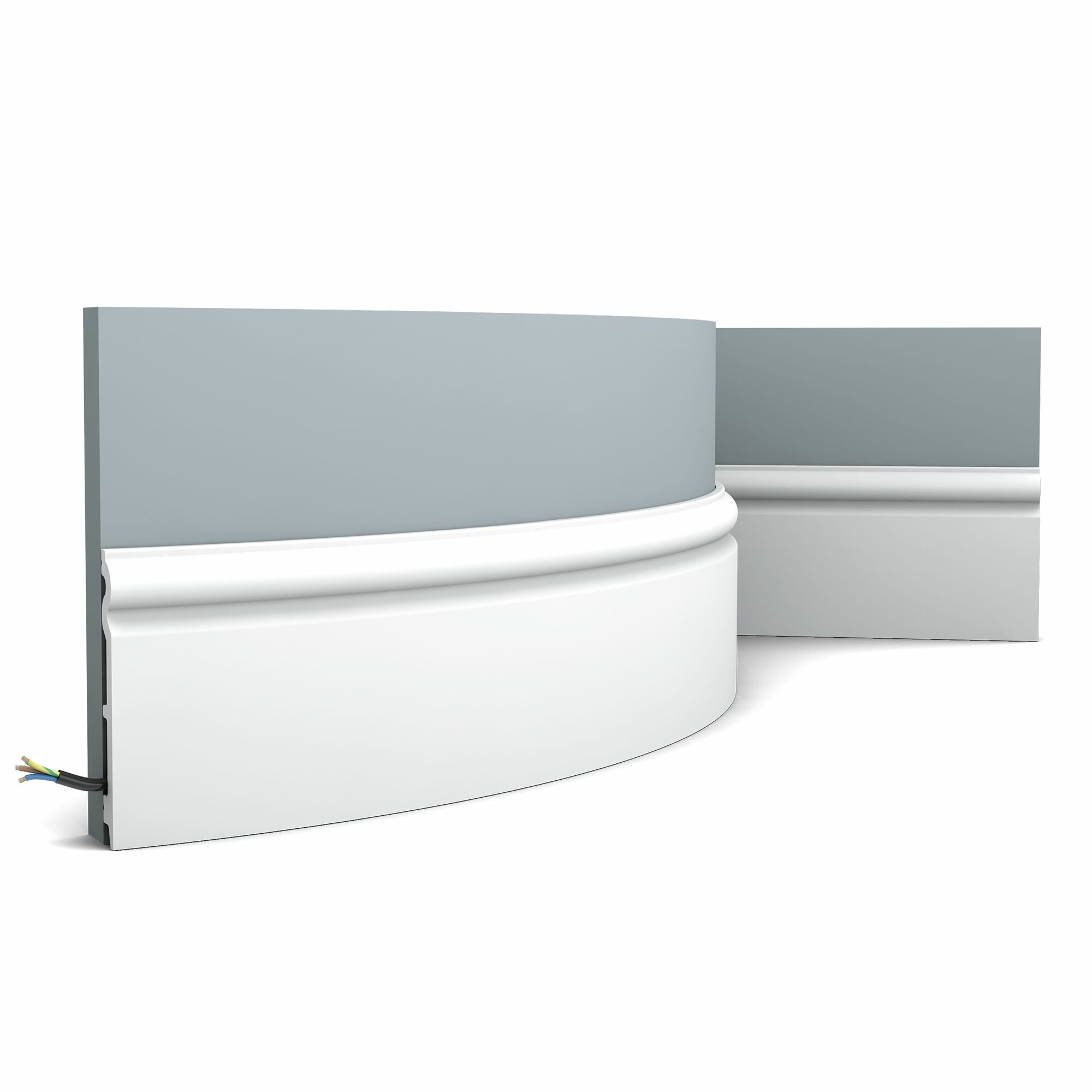 Плинтус гибкий из дюрополимера Orac Decor SX138F (138*15*2000мм)