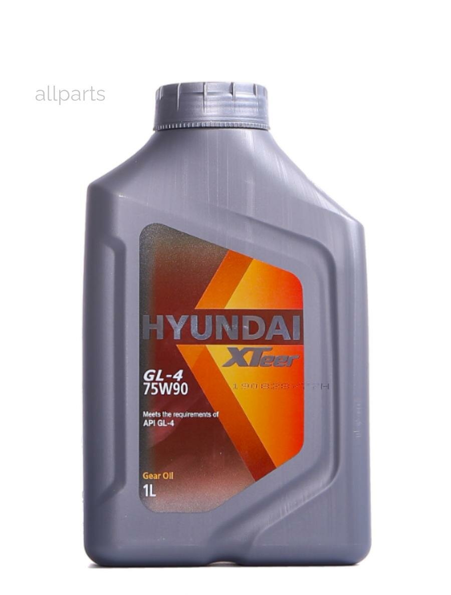 HYUNDAI-XTEER 1011435 Масло трансмиссионное универсальное Gear Oil-4 75W90, 1 л
