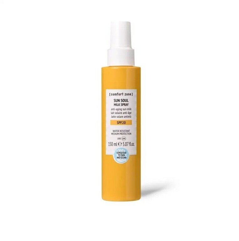 COMFORT ZONE SUN SOUL Milk Spray spf 20 Солнцезащитное молочко-спрей SPF20 150 мл