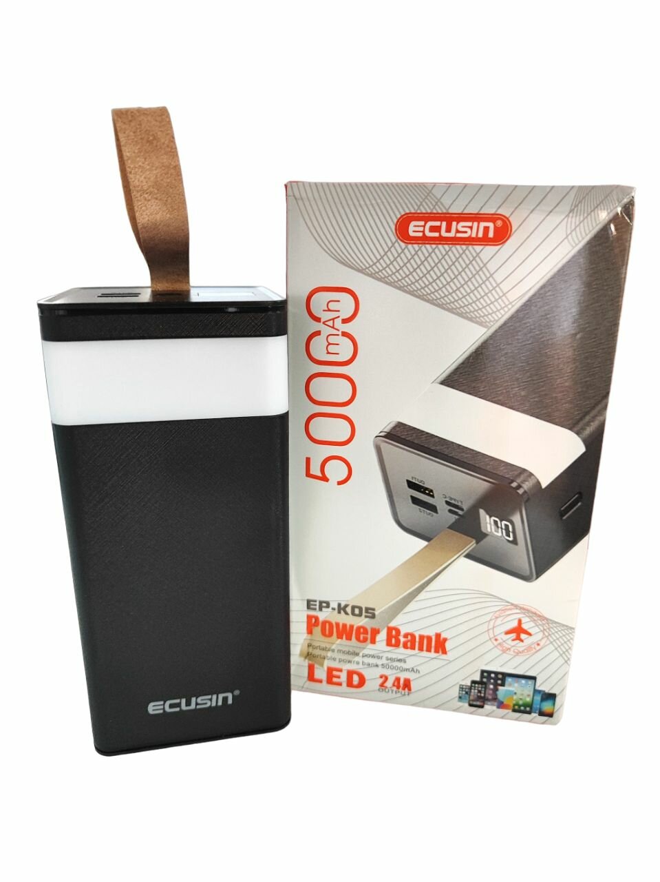 Внешний аккумулятор ECUSIN, EP-K05, 50000 мАч, универсальный
