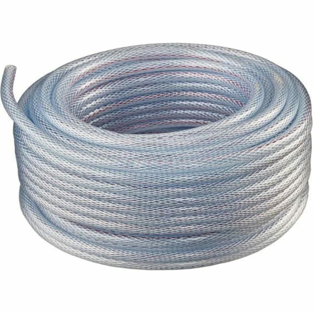 Напорный поливочный пищевой шланг Holzer Flexo 1', прозрачный, 20 м 100-12520M, армированный, из пищевого — фото 1