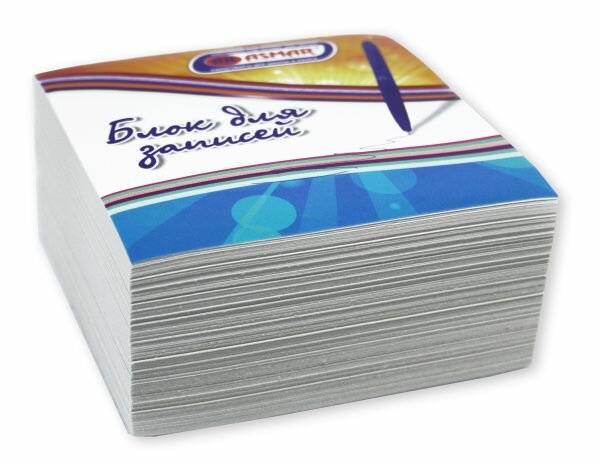 Блок для записей "asmar" 90*90*45мм белый арт. ВК-4э/экономэконом арт. ar-3993