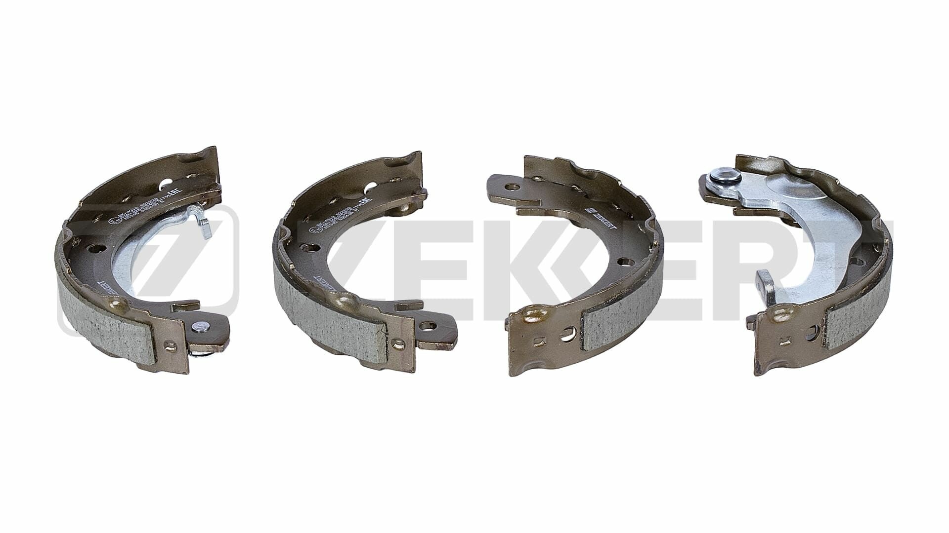 Колодки тормозные стояночного тормоза, ручника задние для Toyota Corolla Verso R10 (с 2004 г) барабанные арт bk-4318