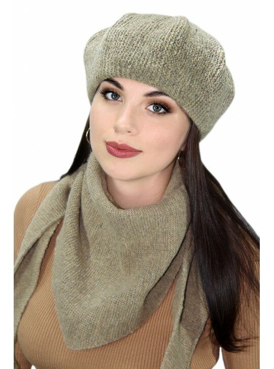 Берет Комплект "Дикс" берет+косынка для женщин