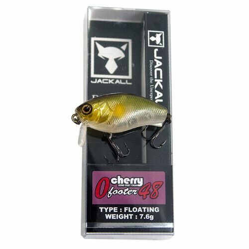 Воблер JACKALL CHERRY ZERO FOOTER 48F 7.6g цвет GHOST AYU