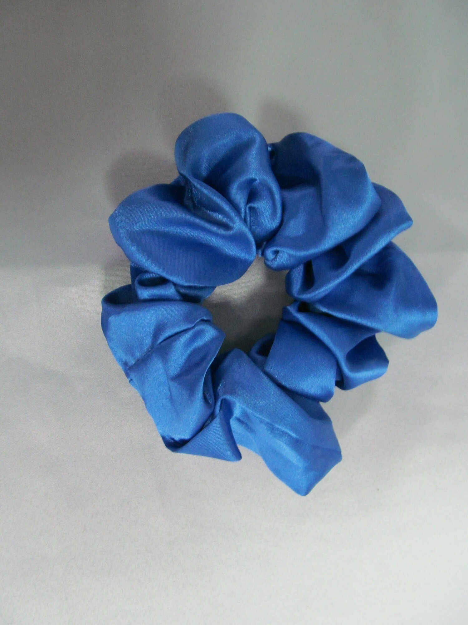 Резинка для волос, цвет голубой атлас