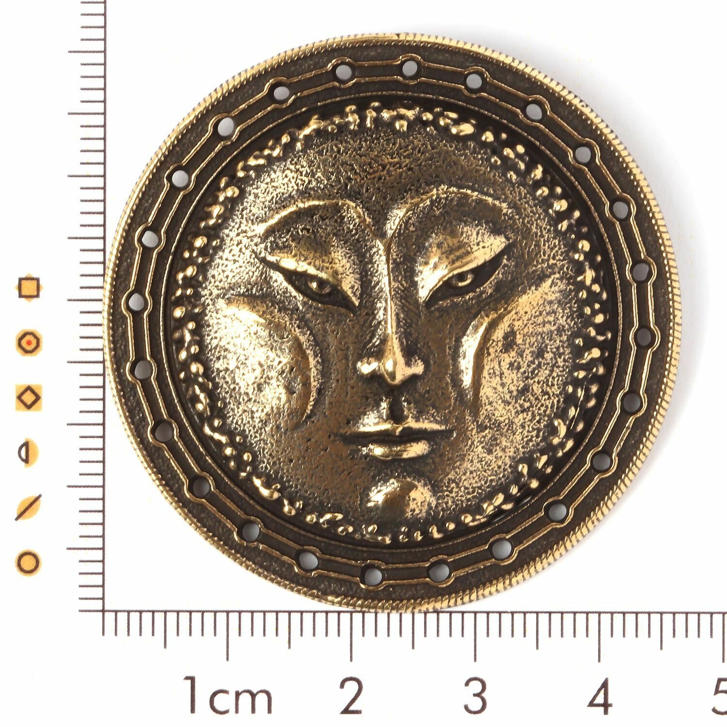 Подвеска солнце авторская фурнитура для украшений л4912(1) Anna Bronze — фото 1