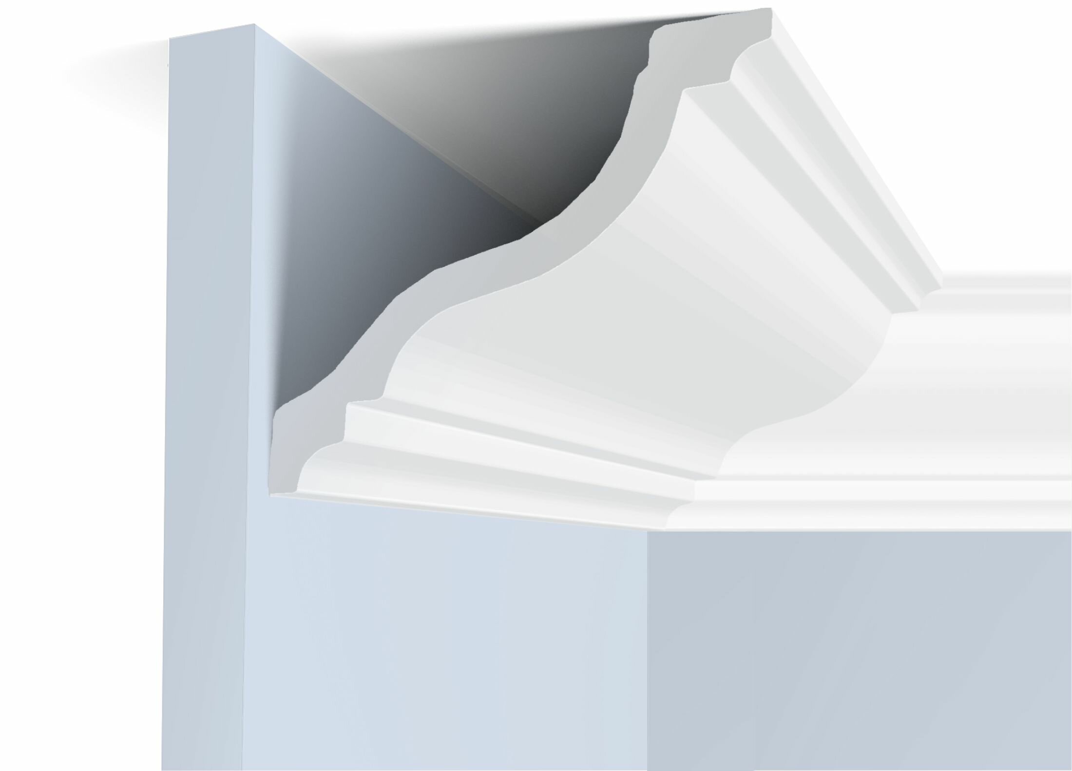 Карниз ударопрочный HiWood A150V1 (110*105*2000 мм)