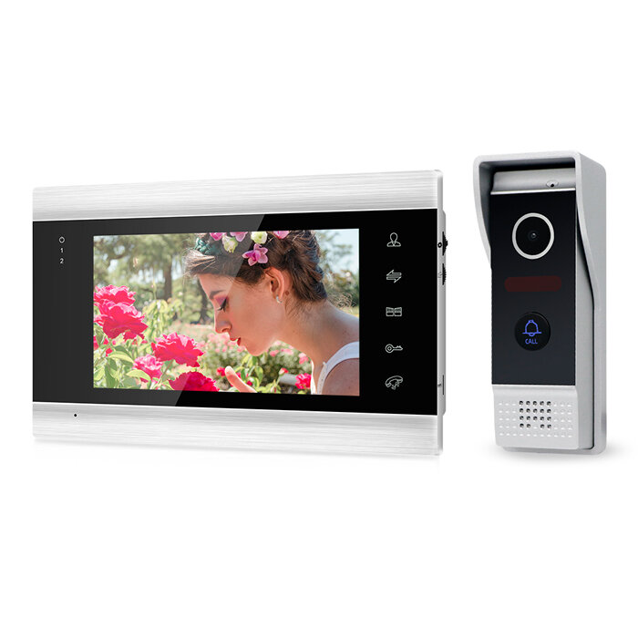 Комплект видеодомофона с видеопанелью и AHD-камерой Proline DF-KIT706SW-103S+IPC