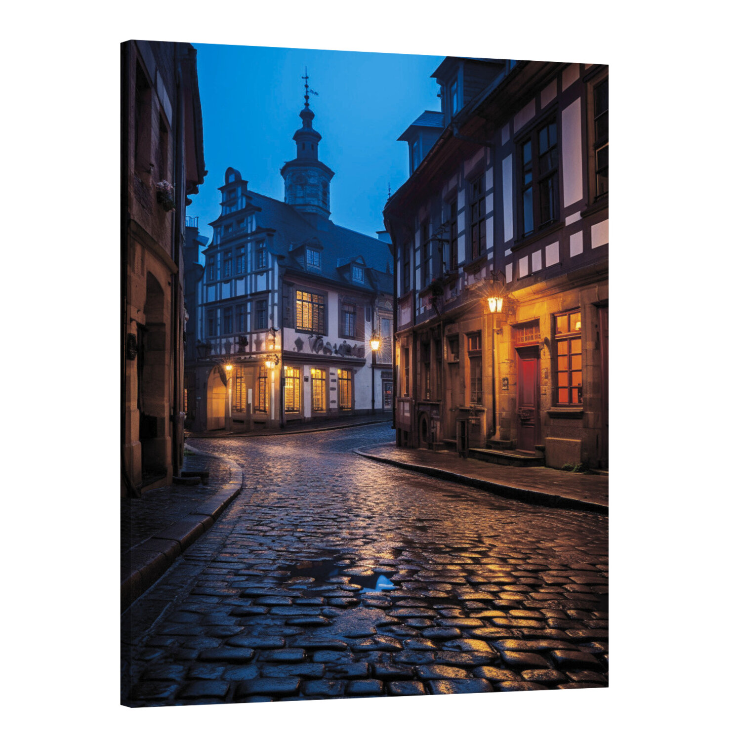 Интерьерная картина 50х70 "Деревня в стиле барокко"