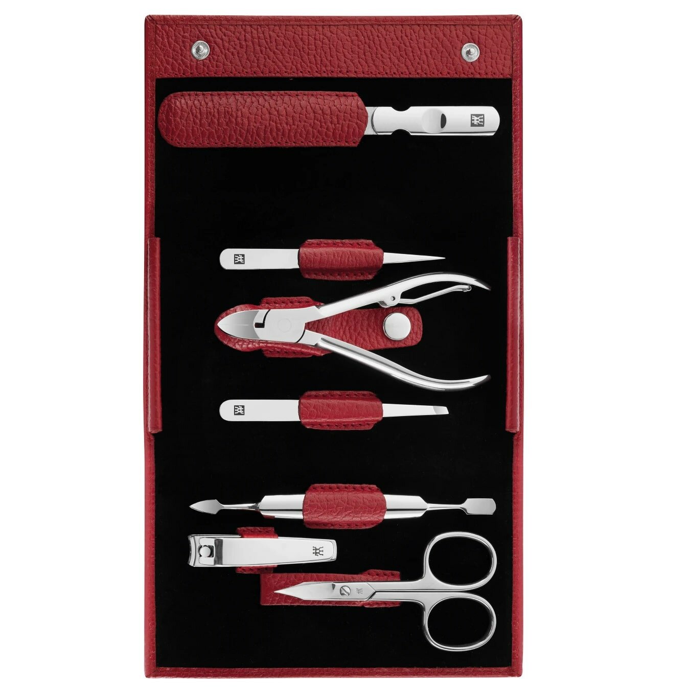 Набор маникюрный Zwilling Beauty Classic Set 97681-003, 7 предметов, нержавеющая сталь, красный