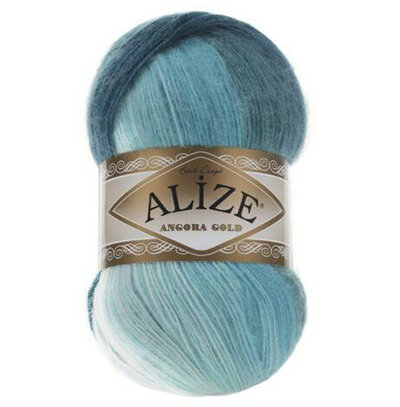 Пряжа для вязания Alize Angora Gold Batik № 1892 (550 м) 100 гр, 1 шт.