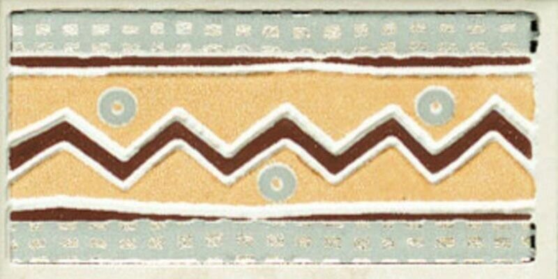 Бордюр керамический 1243 CUP BEIGE LISTELLO 5х10 см