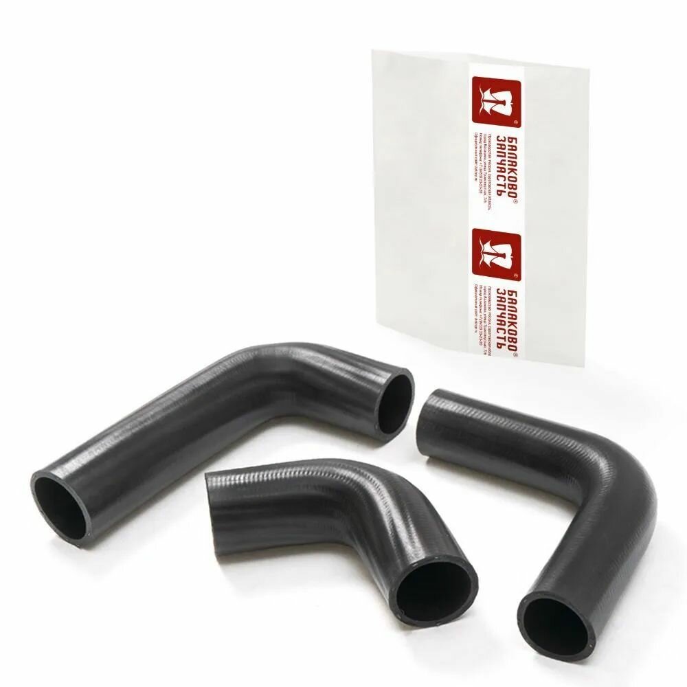 Патрубки радиатора для УАЗ 3160 дв УМЗ-4213 100 л/с без А/С комплект 3 шт. усиленные арт 07216