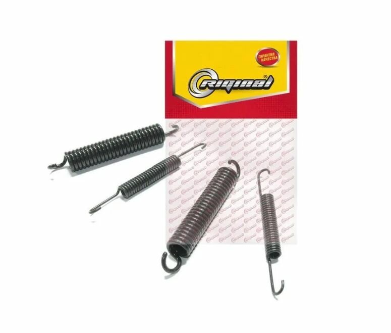 Пружины тормозных колодок задних для ВАЗ 2108-2115, 2170 Приора, LADA Priora, комплект 4 шт. на 2 стороны арт RG2108-3501000