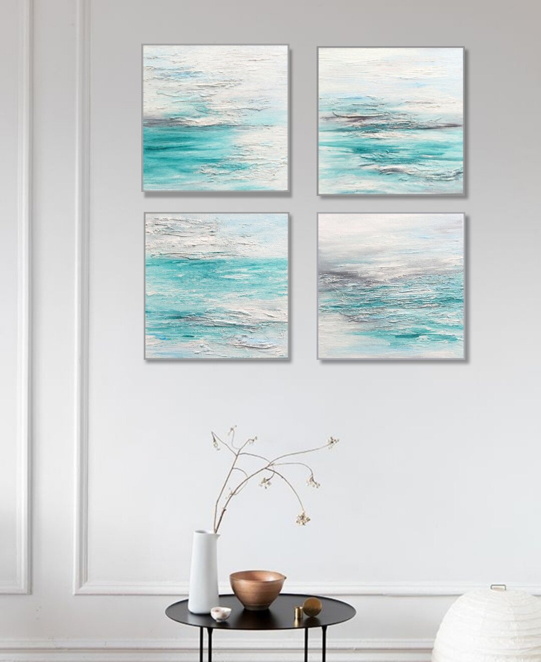 Текстурные минималистичные картины. Эксклюзивные картины ручной работы. Картина абстракция море.