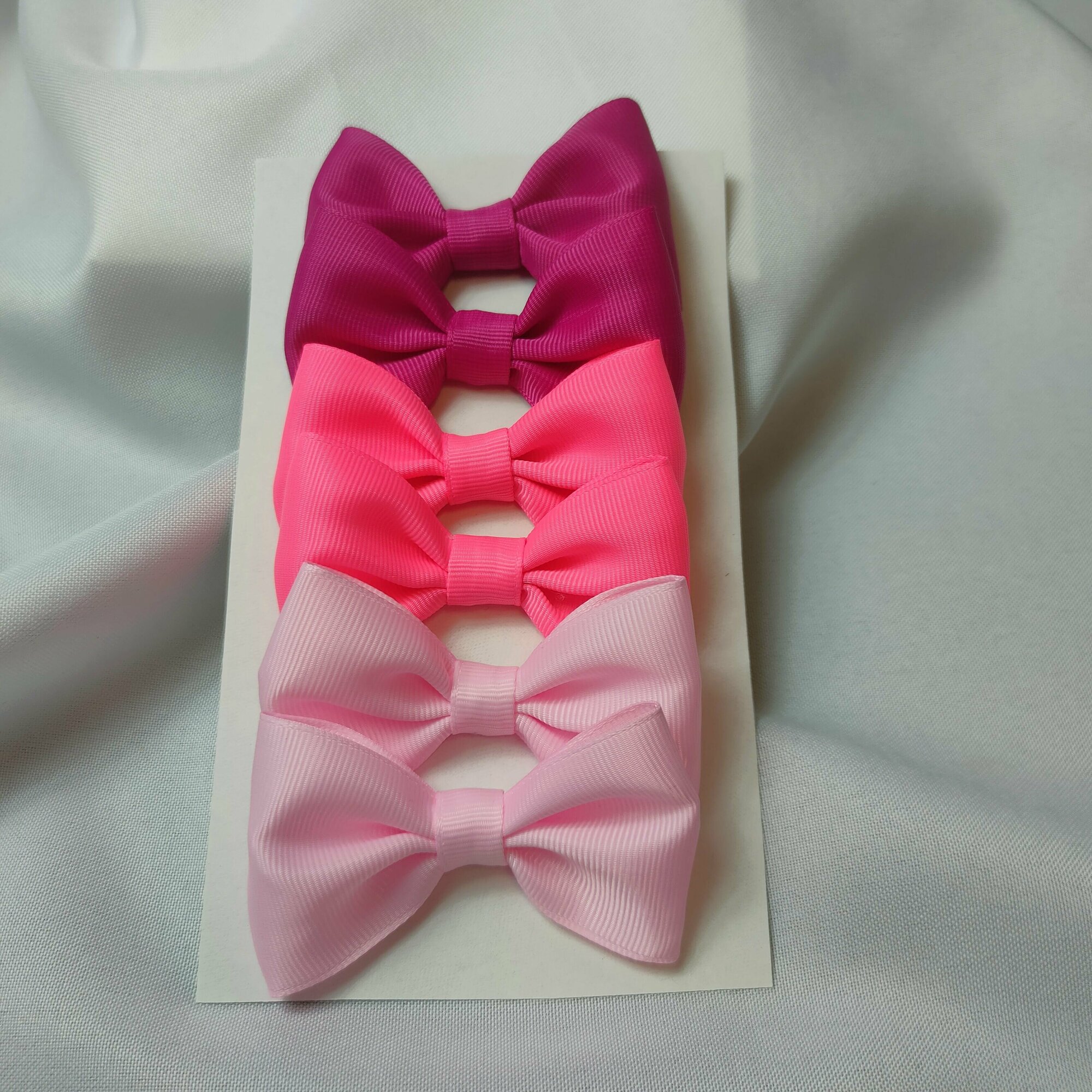 Бантики для волос девочкам, ручной работы, для школы, для детского сада, миниатюрные, повседневные 6 шт, на резиночках