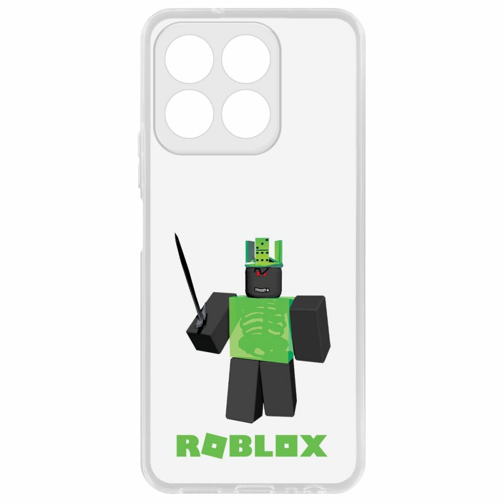 Чехол-накладка Krutoff Clear Case Roblox-1x1x1x1x1 для Honor X8b