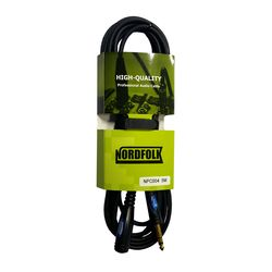 Nordfolk npc004/5m удлинитель для наушников, jack 6,3 (f) jack 6,3 (m),