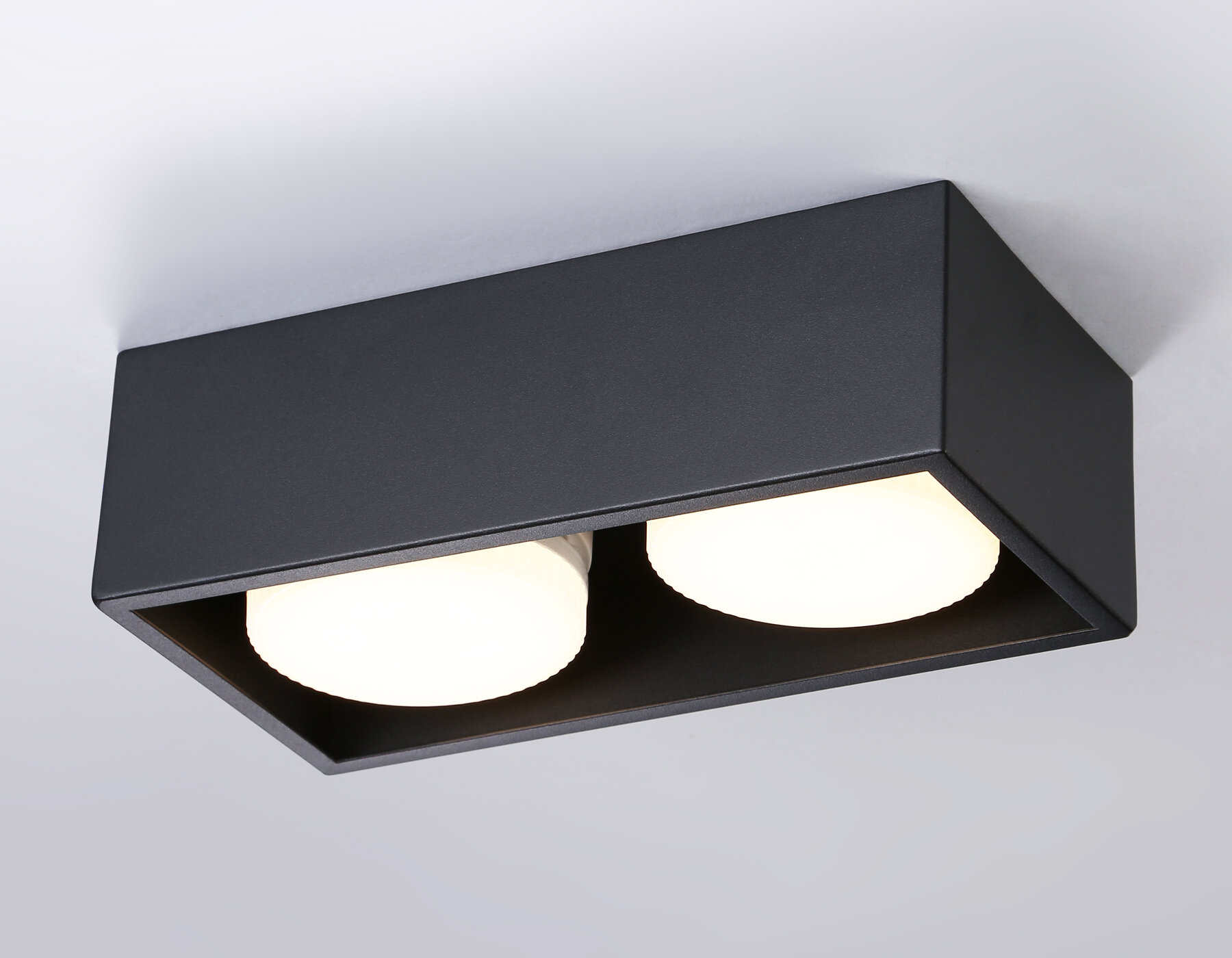 Светильник накладной со сменной лампой GX53 TN70829/2 BK черный GX53/2 max 12W 200*100*60
