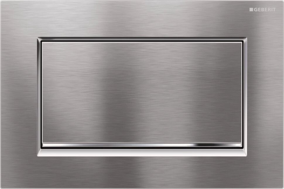 Кнопка смыва Geberit Sigma 30 115.893. KX.1 для инсталляции, матовый хром/хром/матовый хром
