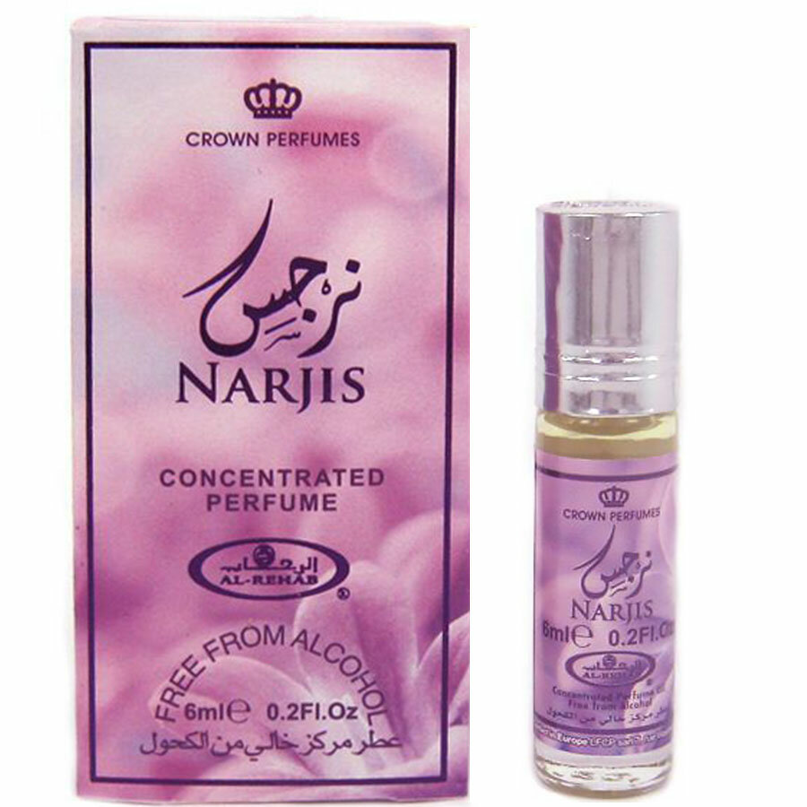 Духи масляные для женщин Crown Perfumes Narjis, 6 мл