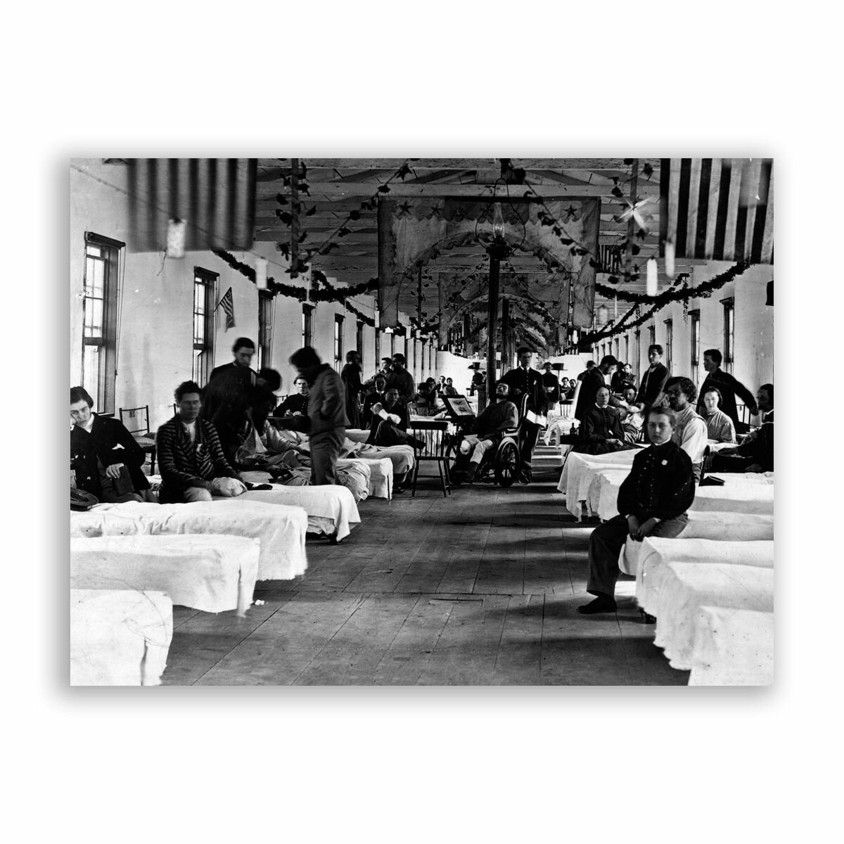 Постер, плакат на бумаге / Больница на Оружейной площади / Размер 30 x 40 см