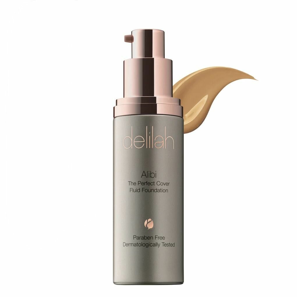 DELILAH Alibi The Perfect Cover Fluid Foundation - Spiced - 30 ml - тональный флюид для лица