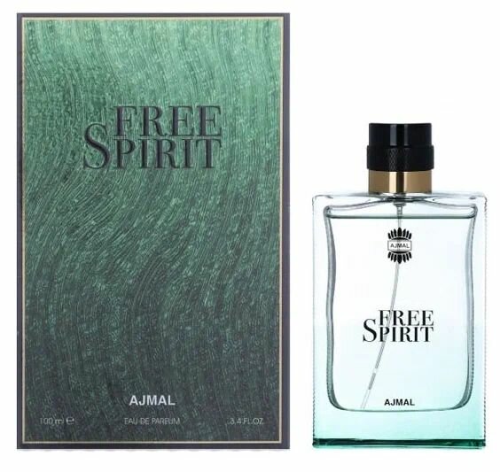 Парфюмерная вода Ajmal "Free Spirit", мужская, древесный, фужерный аромат, 100мл