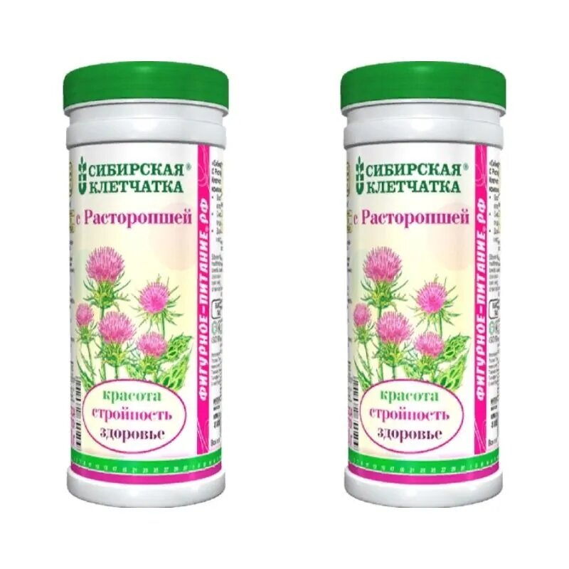 Клетчатка Сибирская пшеничная с расторопшей 170 гр, 2 шт.