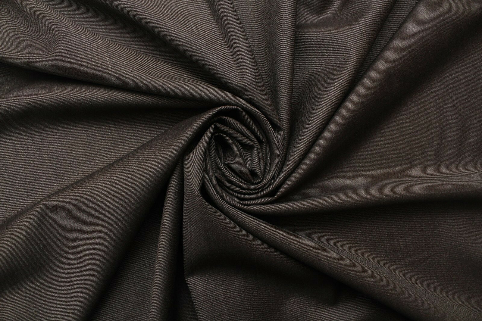 Ткань Шерсть костюмная Agnona коричнево-серый меланж, ш154см, 0,5 м