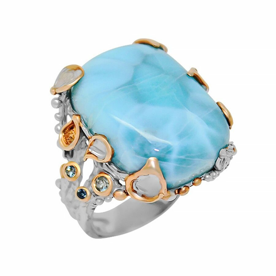 Кольцо, ларимар