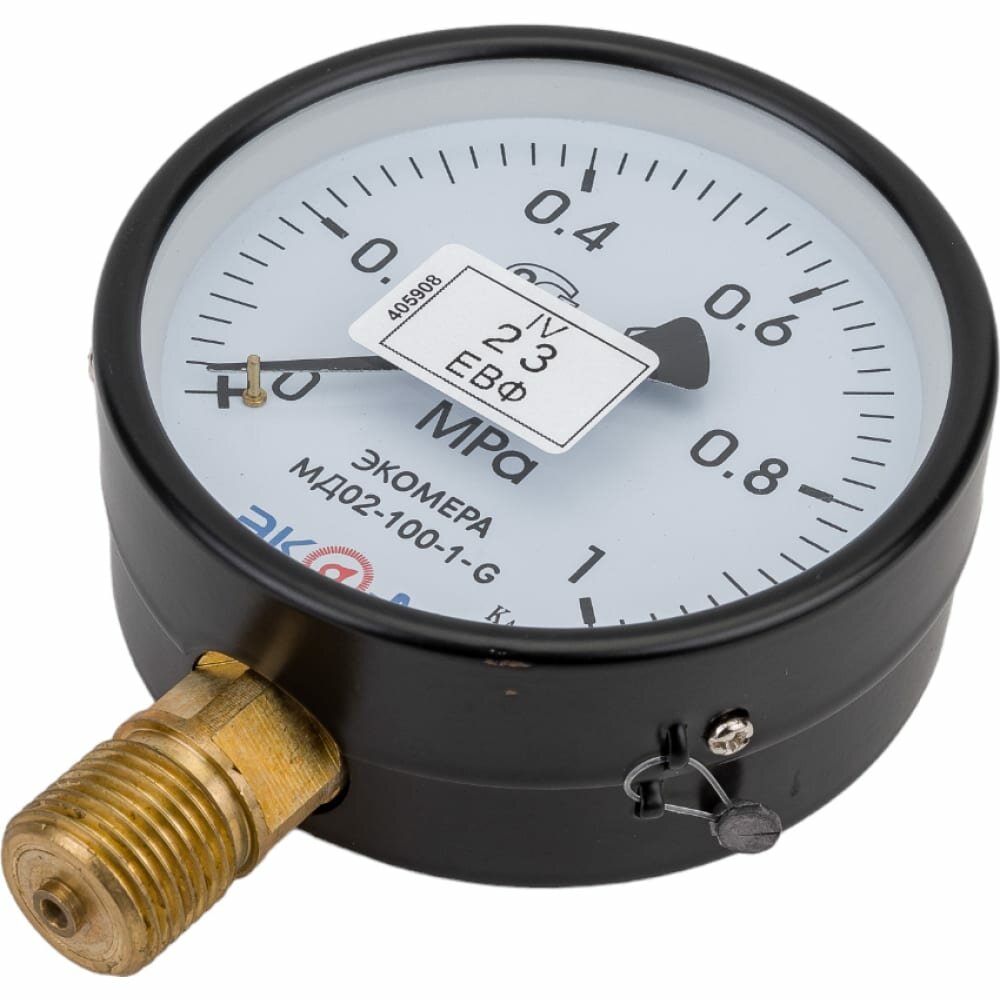 Манометр ЭКО-М Экомера G1/2 МД02-100-G-1МПа, 2 г
