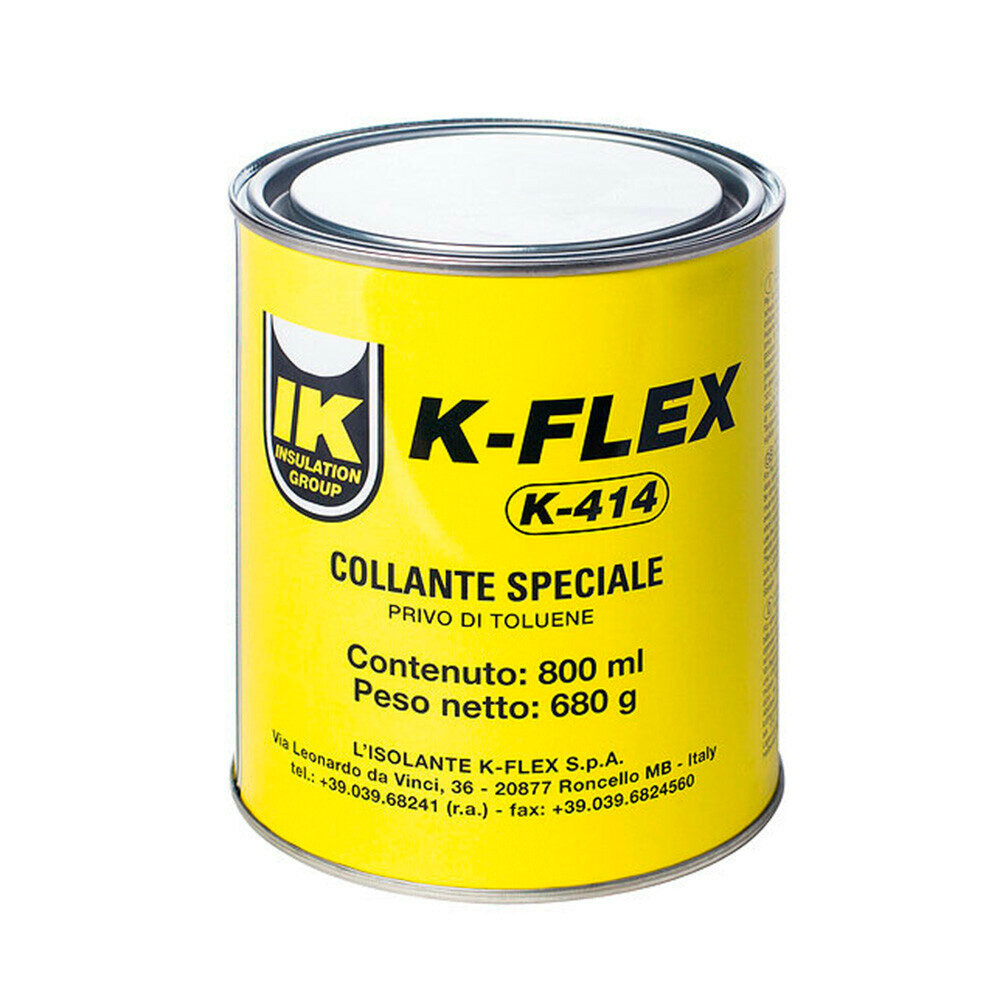 Клей контактный каучуковый K-FLEX К-414 для трубной изоляции 0,8 л K-FLEX 850CL020003