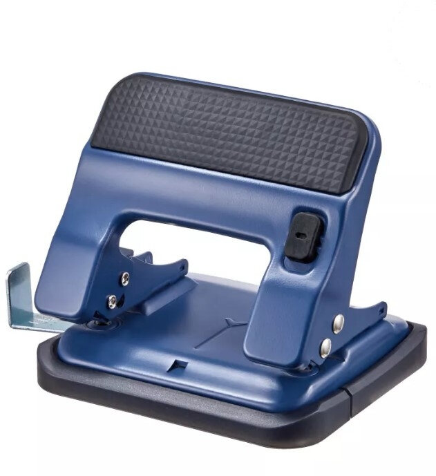 Дырокол Kw-Trio 09616BLUE макс:30лист. металл синий отв:2