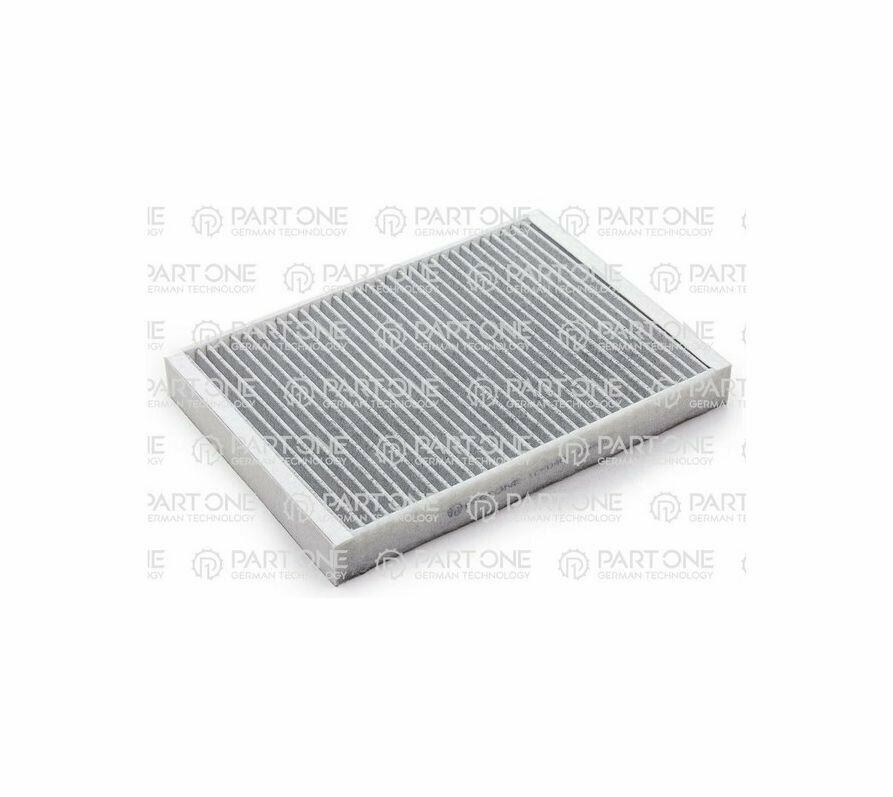 PARTONE 1CF040 Фильтр салона with active carbon, VOLVO S60, V60 10>, XC60, XC70, V70, S80 06>, LAND ROVER DISCOVERY Sport 14>, RANGE ROVER Evoque 11>, 280x195x33