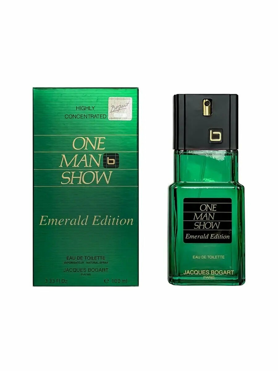 Туалетная вода Jacques Bogart "One Man Show Emerald Edition", мужская, 100 мл